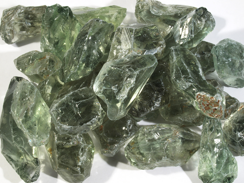 Prasiolite - Green Quartz (Rough Stones)